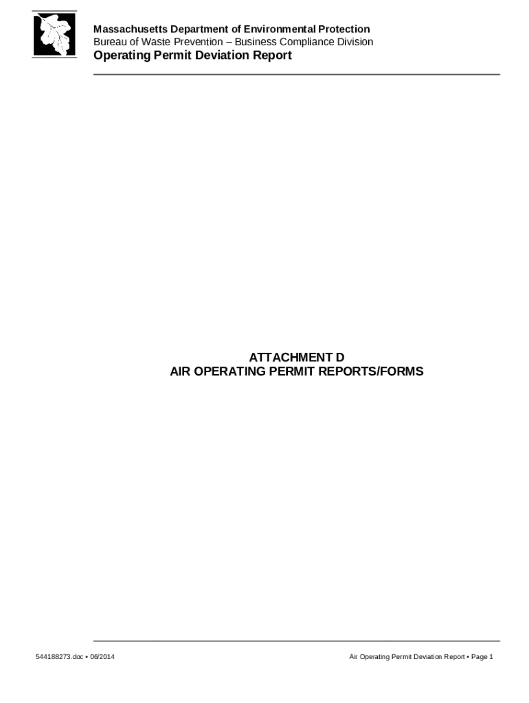AIR OPERATING PERMIT REPORTS/S Doc Template | pdfFiller