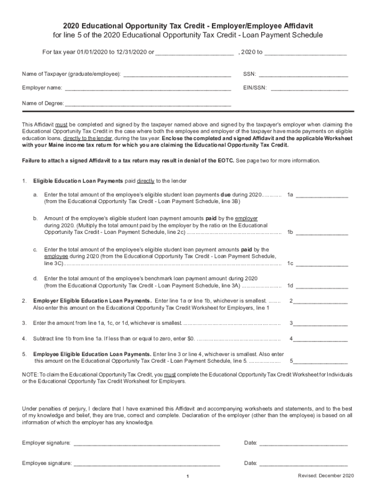 Fillable Online Employer/Employee Affidavit Fax Email Print - pdfFiller