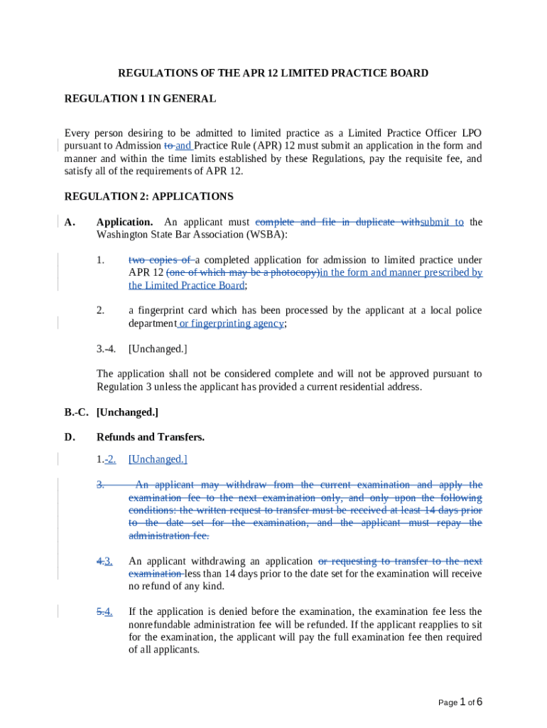 REGULATION 1 IN GENERAL Doc Template | pdfFiller