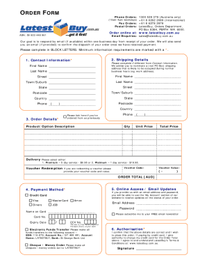 Fillable Online orderForm.pdf. Order Form Fax Email Print - pdfFiller