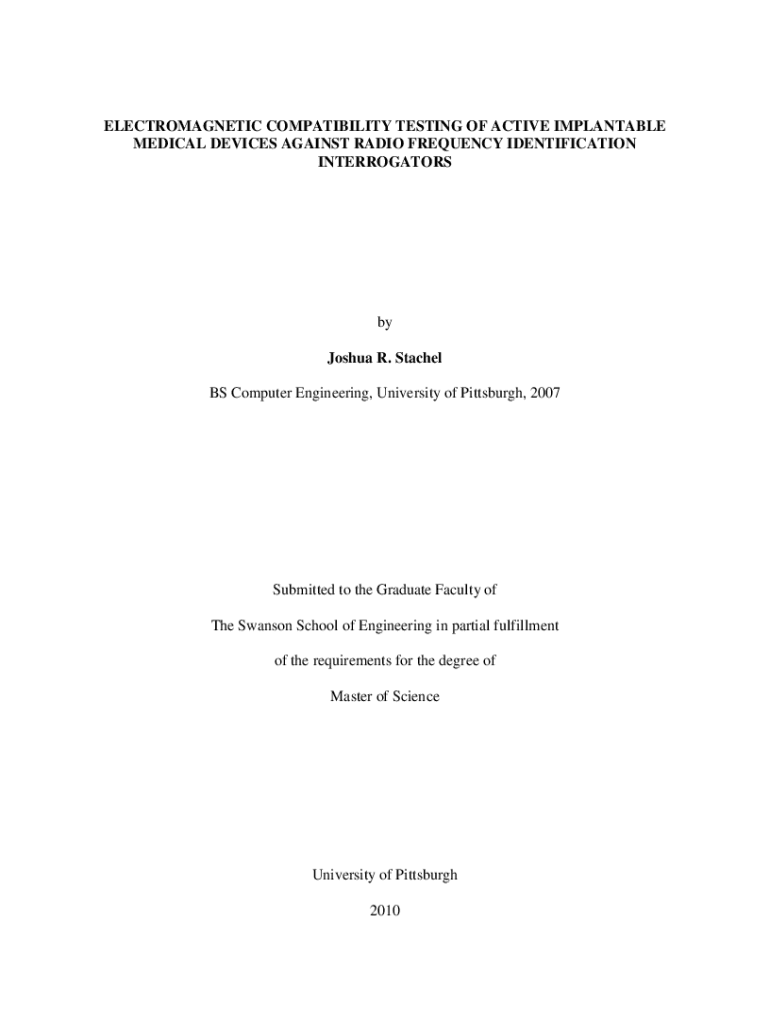 Fillable Online d-scholarship pitt electromagnetic compatibility ...