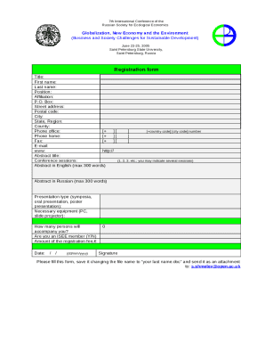 RSEE Membership Doc Template | pdfFiller