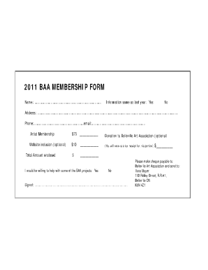 Fillable Online MEMBERSHIP - Registration Form Fax Email Print - pdfFiller