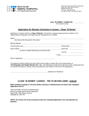 Fillable Online Fillable Online Elevator and Amusement Ride Inspections ...