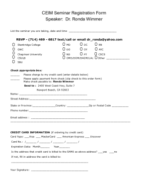 Fillable Online Seminar Registration Form Template JotForm Fax Email ...