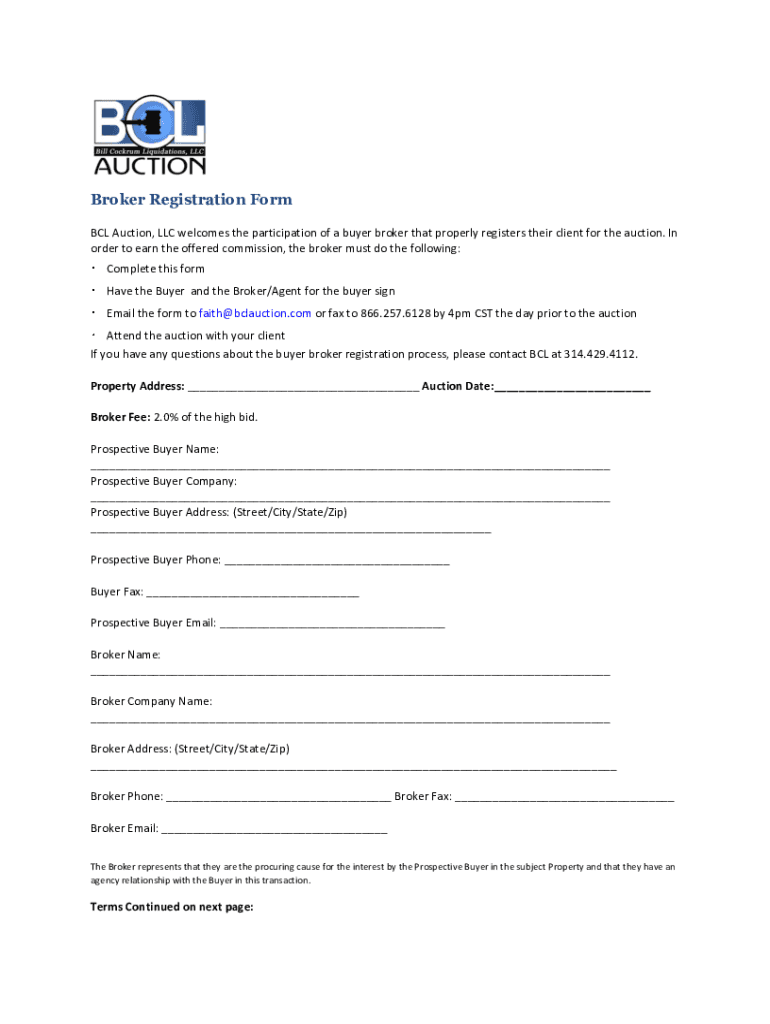 Fillable Online Have the Buyer and the Broker/Agent for the buyer sign ...