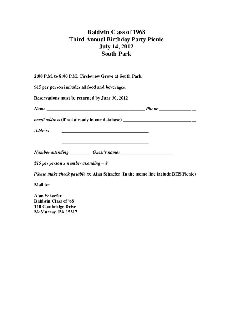 Fillable Online Campground Reservation Record Template - PDF Templates ...