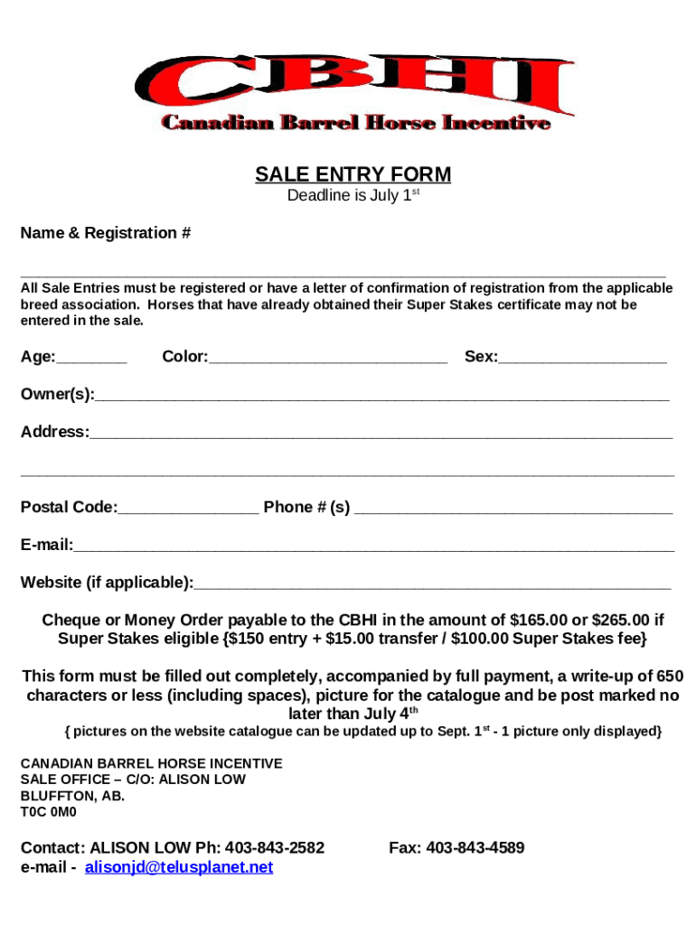 Deadline is July 1st Doc Template | pdfFiller