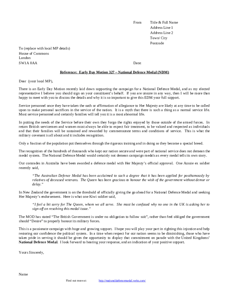 FromTitle & Full Name Doc Template | pdfFiller