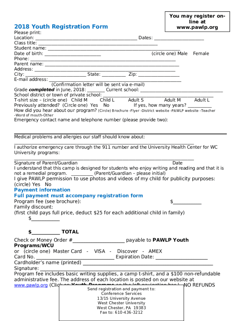 2020-2021 FBA Preschool Registration - First Baptist ... Doc Template | pdfFiller