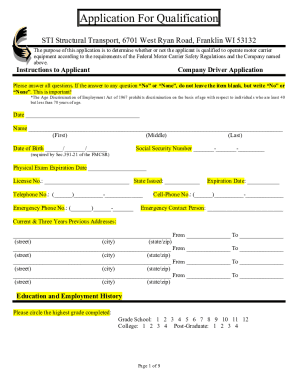 Fillable Online STI COMPANY APPLICATION.doc Fax Email Print - pdfFiller