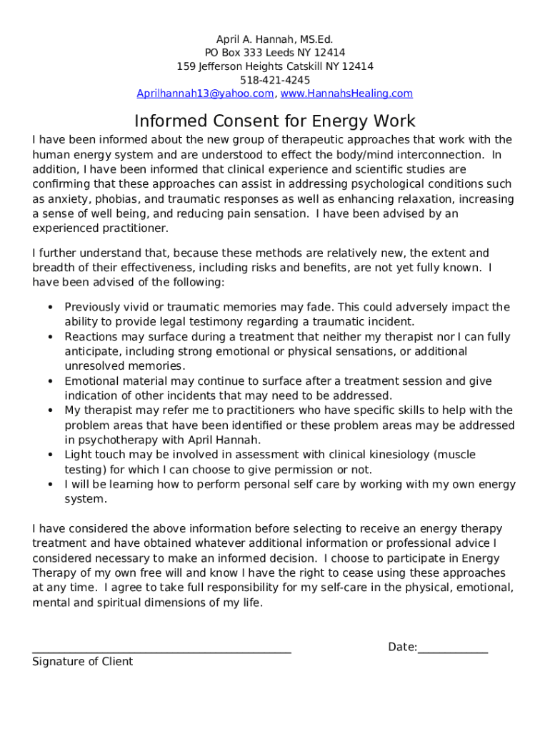 INED CONSENT - Meetup Doc Template | pdfFiller