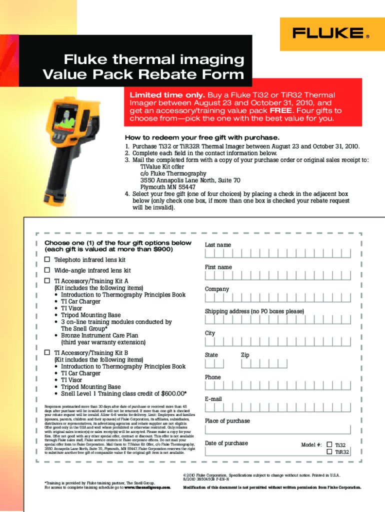 Fillable Online Fluke thermal imaging Fax Email Print - pdfFiller
