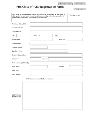 Fillable Online Attendee Printable Registration Form (PDF file) - Self ...