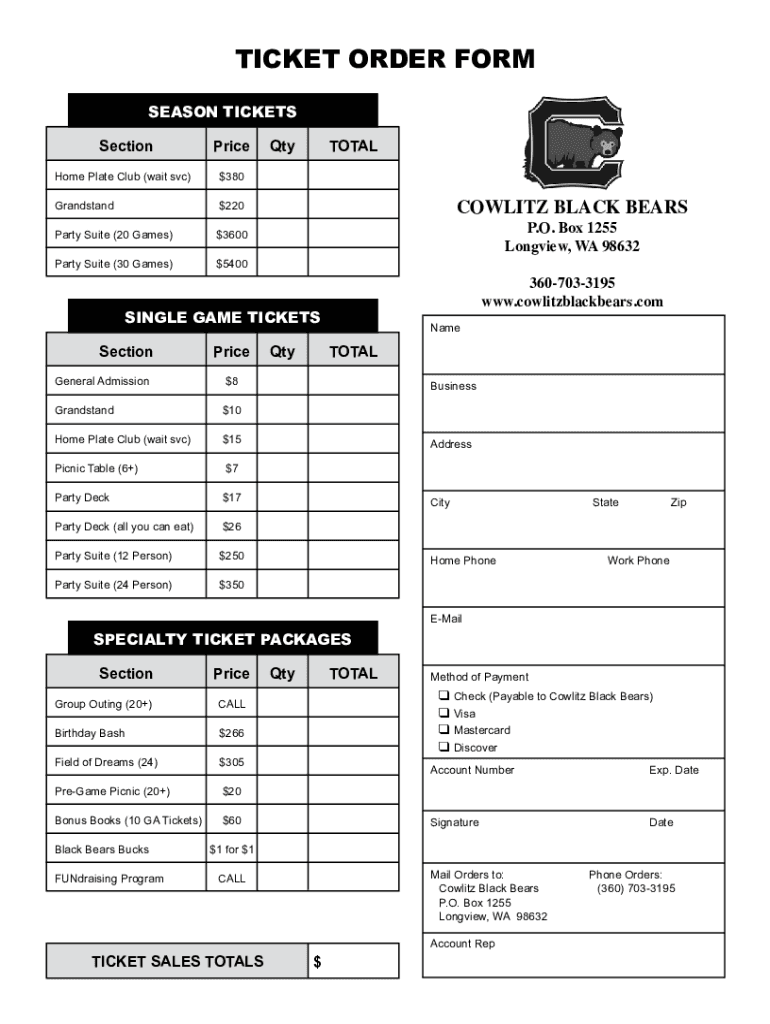 Fillable Online Temporary Flex Pack Order Form Fax Email Print - pdfFiller