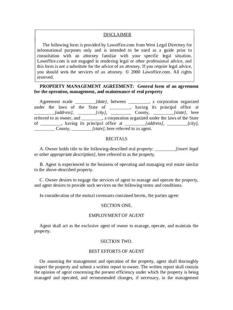 FREE 11+ Sample Property Agreement s in PDF MS Word Doc Template ...