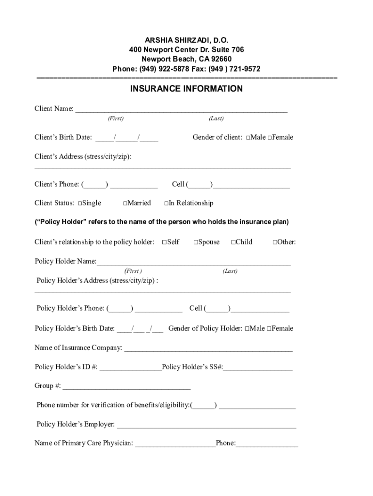 Fillable Online FREE 10+ Sample Insurance Claim Forms in PDF MS Word ...