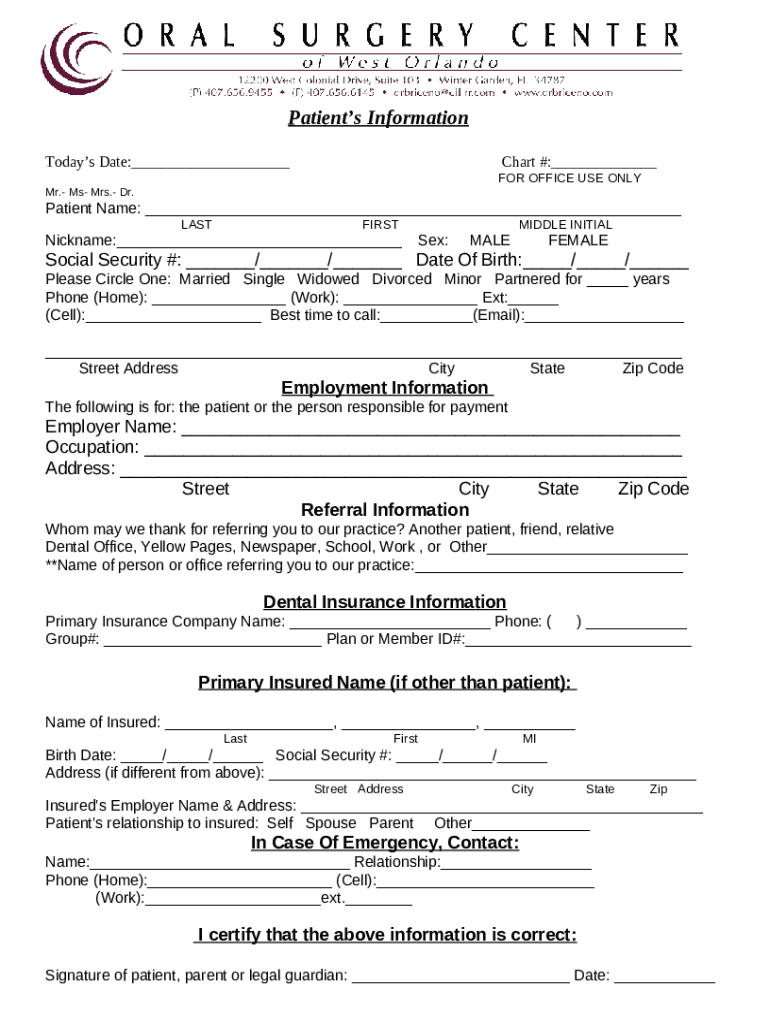 Patient Ination - Fill Out and Sign Printable PDF ... Doc Template ...