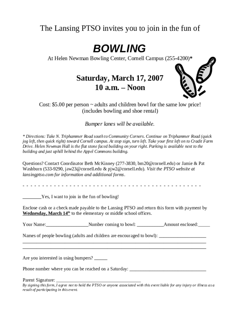 The Lansing PTSO invites you to join in the fun of Doc Template | pdfFiller