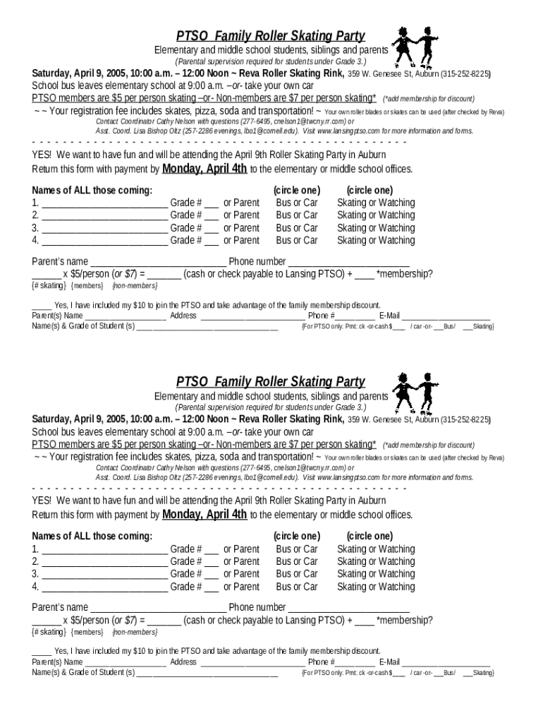 Elementary and middle school students, siblings and parents Doc ...