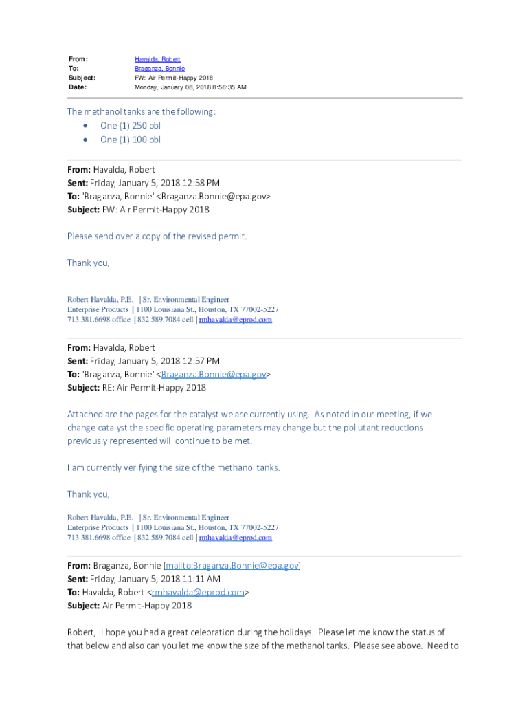 Fillable Online Enterprise Products Lindrith Compressor Station Air ...