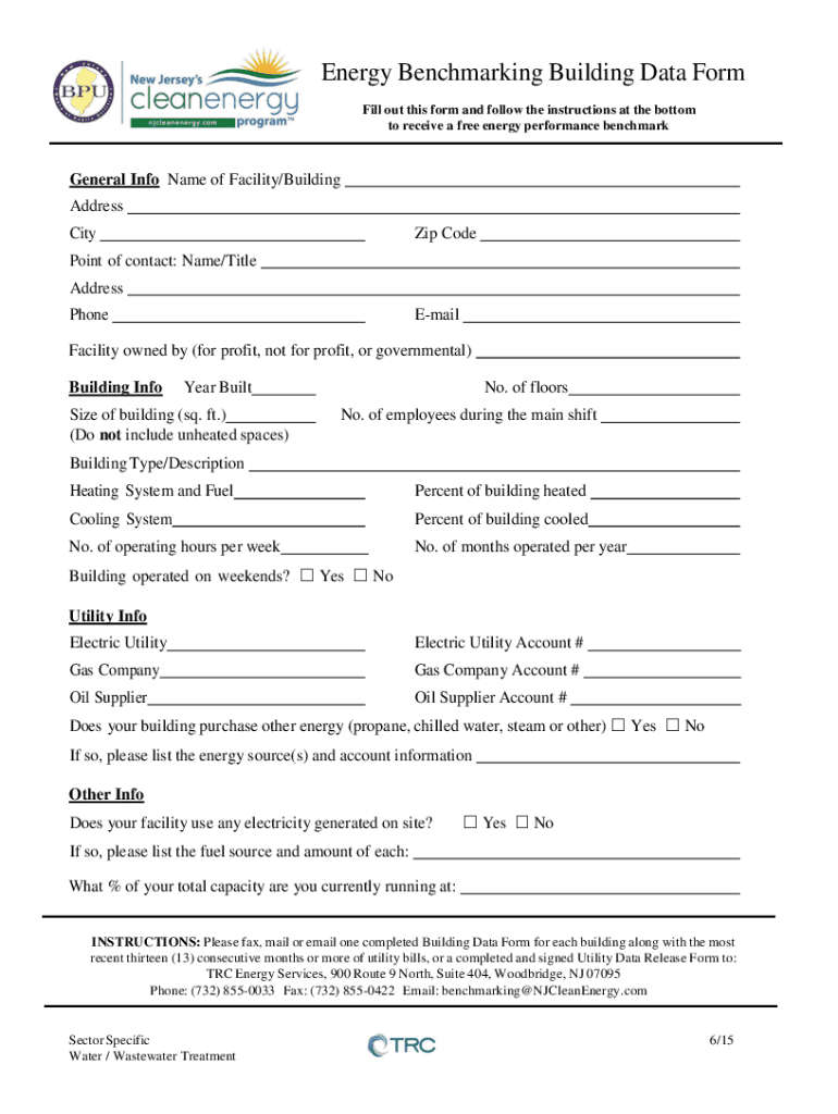 Fillable Online General Info Name of Facility/Building Fax Email Print ...