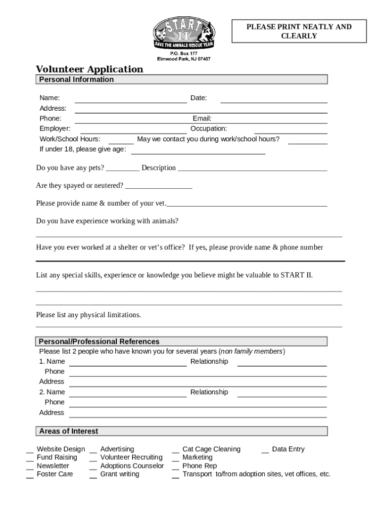 Top Sites About Dog Adoption Petfinder Application Doc Template | pdfFiller