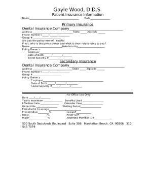 Gayle Wood, D Doc Template | pdfFiller