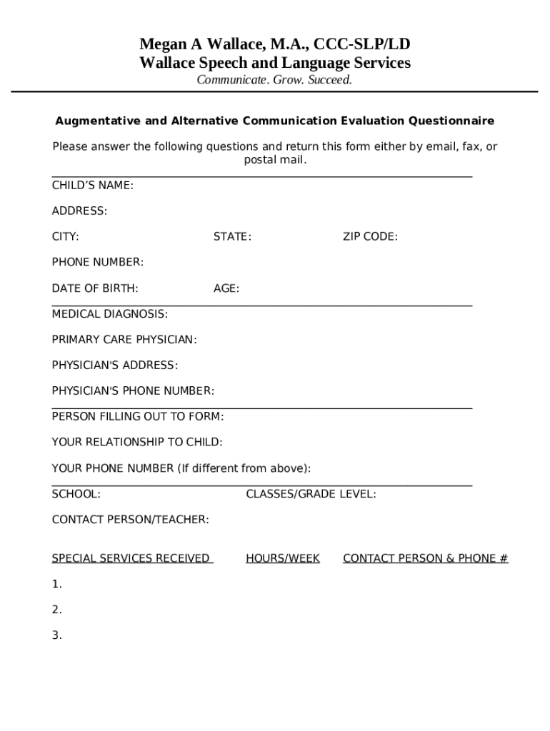 Jill Tullman, MS, CCC-SLP Doc Template | pdfFiller