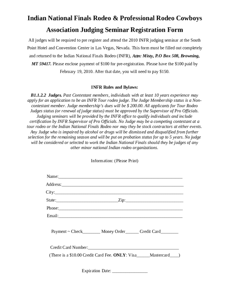 Indian National Finals Rodeo & Professional Rodeo Cowboys Association ...