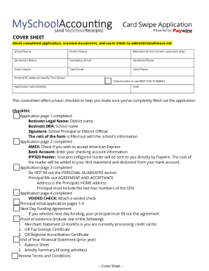 Fillable Online Card Swipe Application Instructions Fax Email Print ...