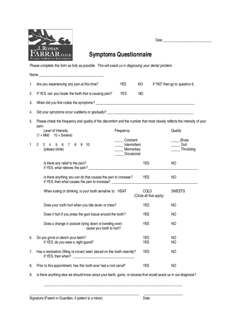 Fillable Online Covid-19 (CoronaVirus) Questionnaire Form TemplateJotForm Fax Email Print ...