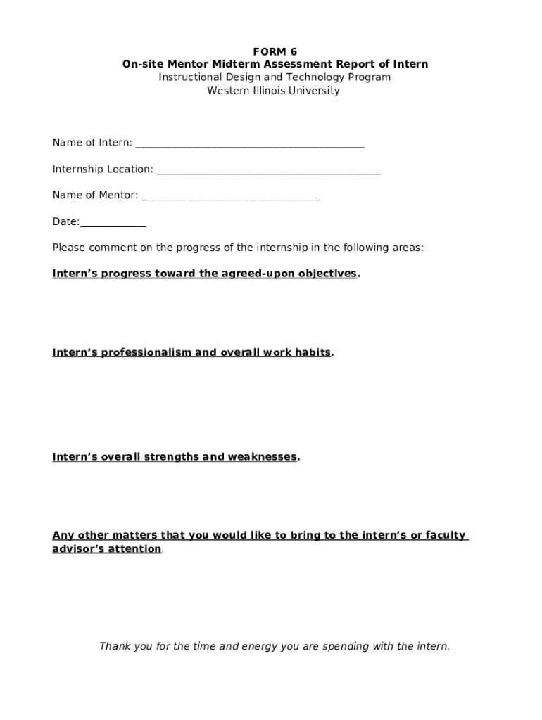 FREE 9+ Sample Mentor Evaluation s in MS WordPDF Doc Template | pdfFiller