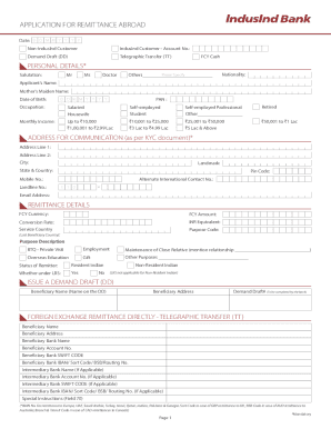 Fillable Online Application for Remittance Abroad Form06.10.2020.cdr Fax Email Print - pdfFiller
