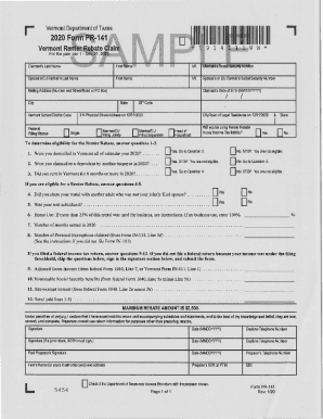 Fillable Online 2020 Form PR-141 Fax Email Print - pdfFiller