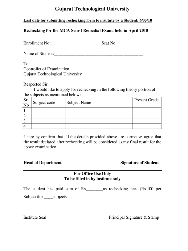 Fillable Online GTU Convocation Guideline - Gujarat Technological ...