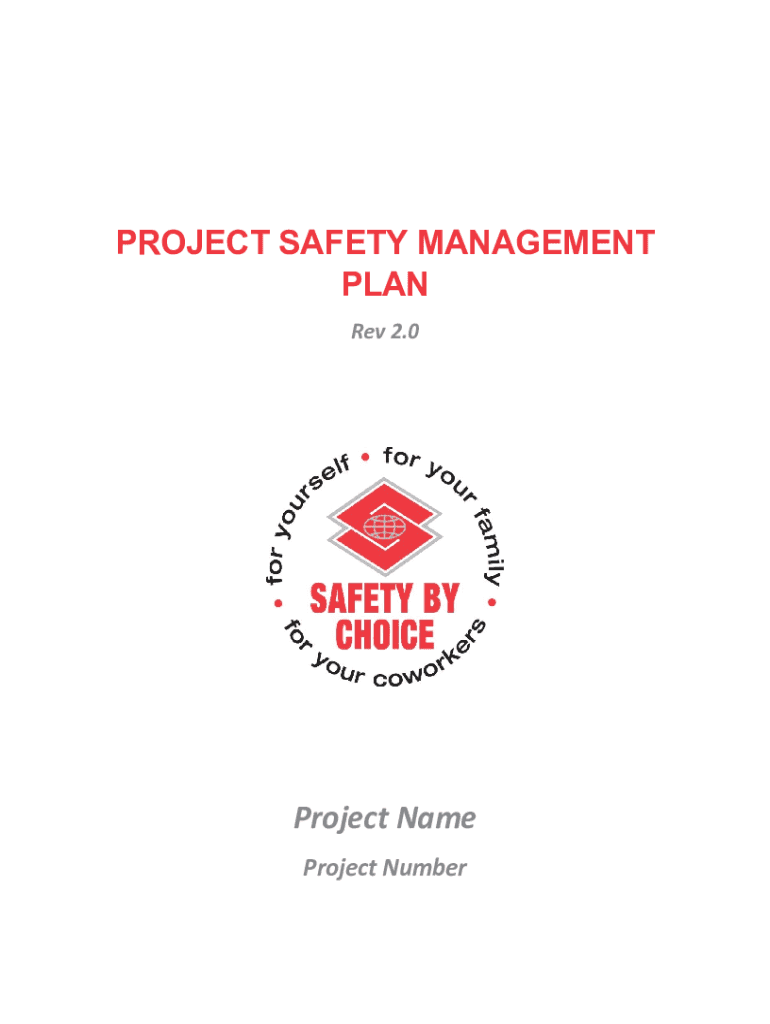 Fillable Online Construction Project Safety HSE Plan Template Download ...