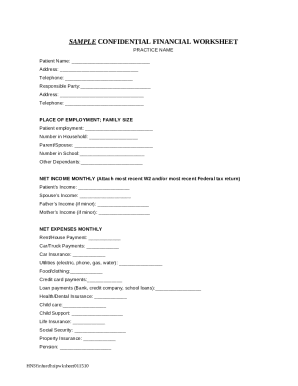 Sample Financial Hardship Policy Doc Template | pdfFiller