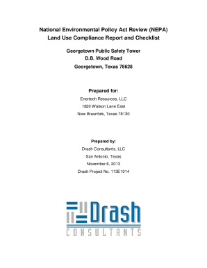 Fillable Online National Environmental Policy Act Review (NEPA) Land ...