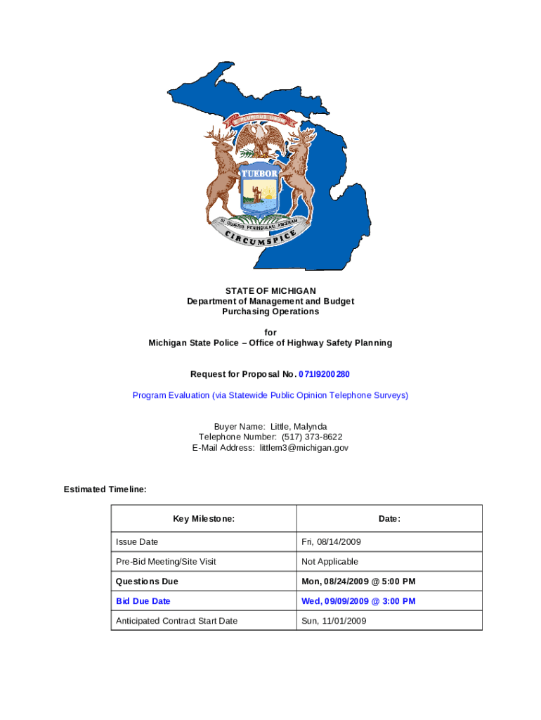 Michigan State Police - Office of Highway Safety Planning Doc Template ...