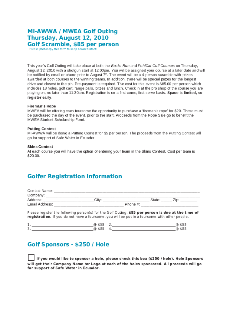 Moweaqua Golf CourseJust another WordPress site Doc Template | pdfFiller