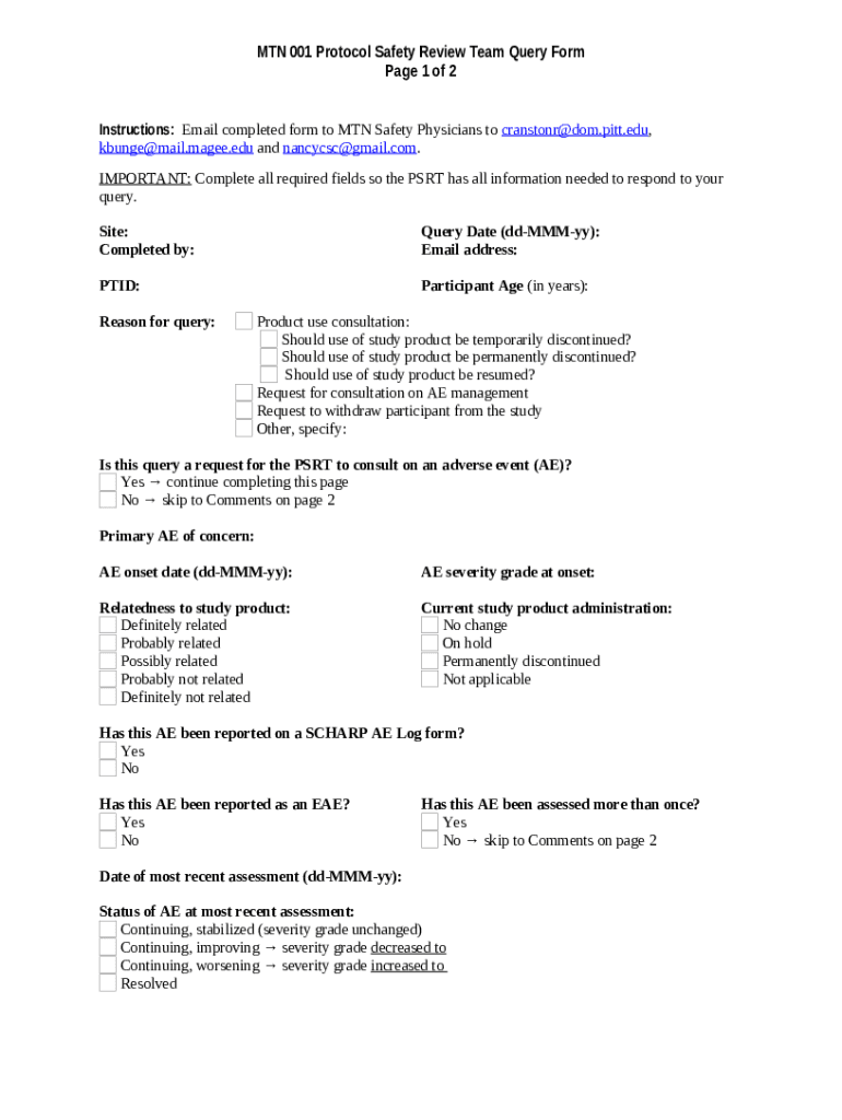 Instructions:Email completed to MTN Safety Physicians to cranstonrdom ...