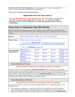 Digital Tools Application Doc Template | pdfFiller