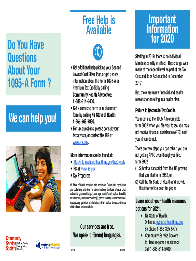 Fillable Online 1095-A Form Fax Email Print - pdfFiller