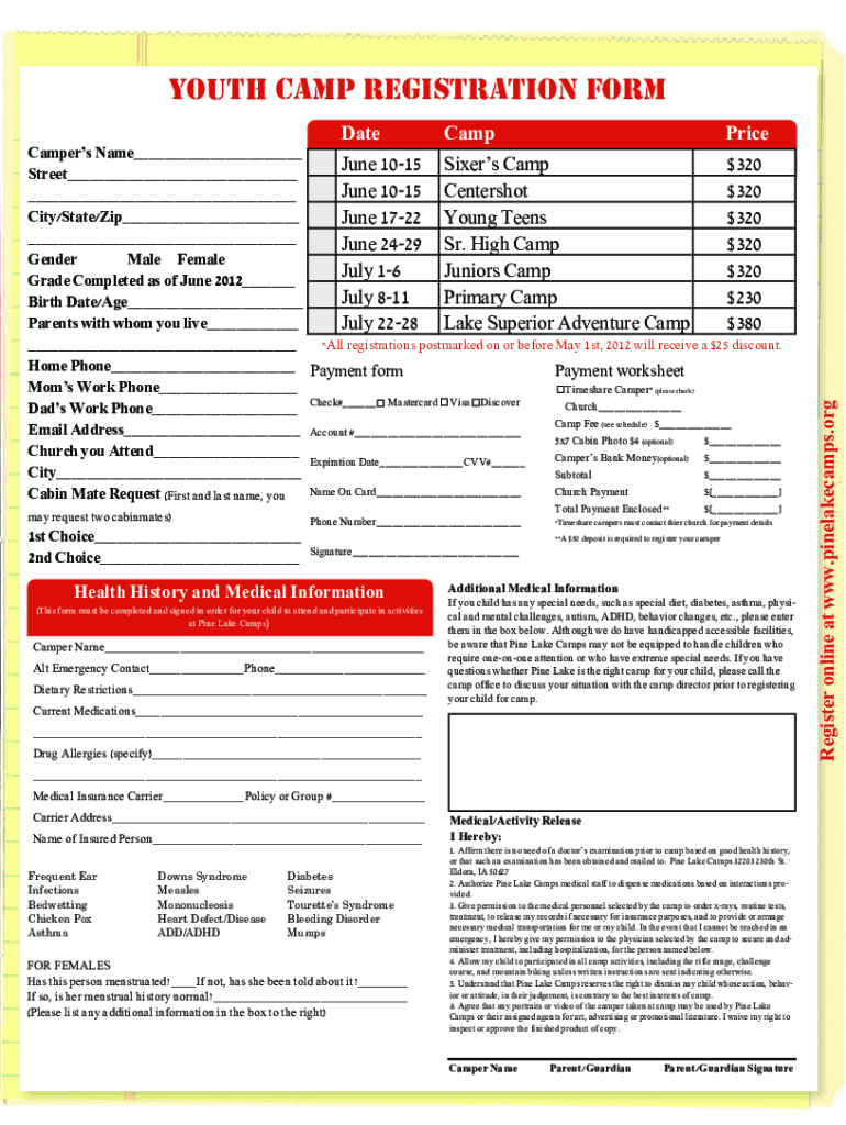 Fillable Online Total Payment Enclosed** Fax Email Print - pdfFiller