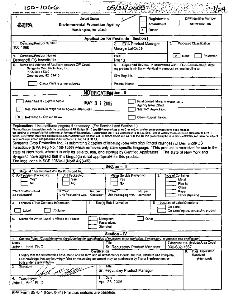 Fillable Online U.S. EPA, Pesticide Product Label, DEMAND CS ...