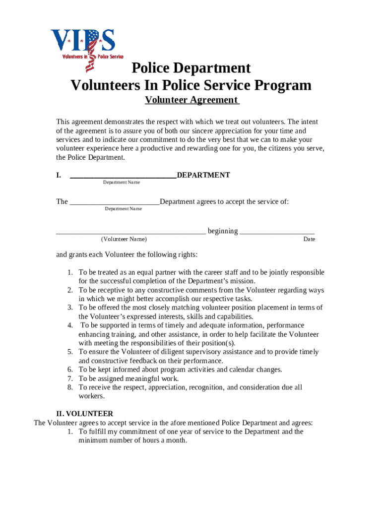 Volunteer - Los Angeles Police Department Doc Template | pdfFiller