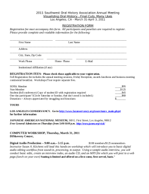 Visualizing Oral History Doc Template | pdfFiller