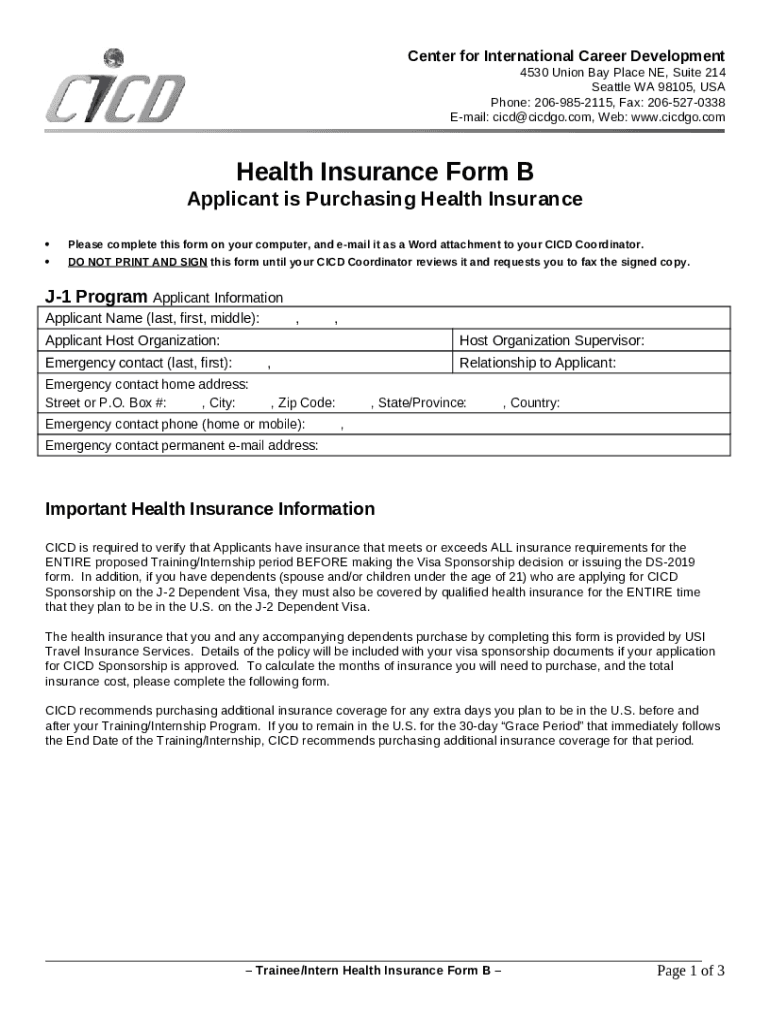 FREE 10+ Sample Health Insurance s in PDFWord Doc Template | pdfFiller