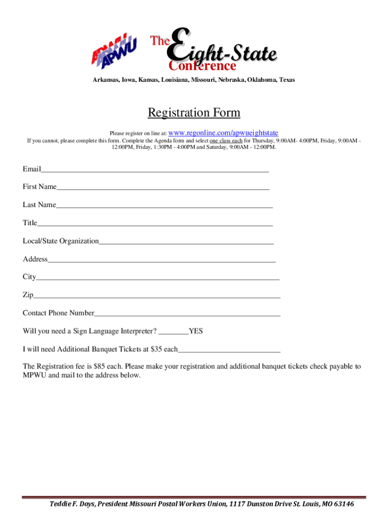 Fillable Online Eight-State Fax Email Print - pdfFiller